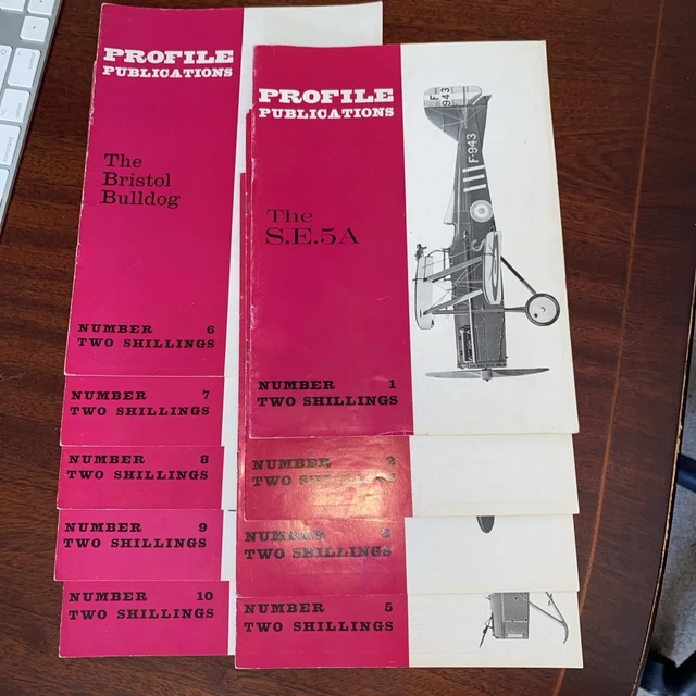 AIRCRAFT OF THE World Magazines Profile Publications 1960s 9/10 of pink ...
