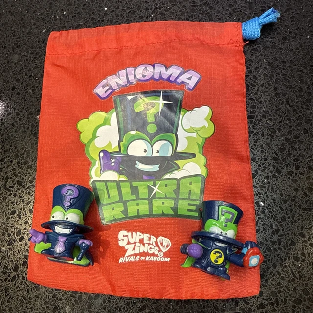SUPERZINGS / SUPERTHINGS Ultra Rare Enigma Figure & collectors bag £16. ...