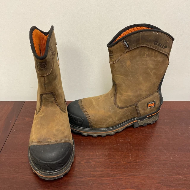 TIMBERLAND PRO BOONDOCK 8" Composite Toe/Plate Industrial Grade Work ...