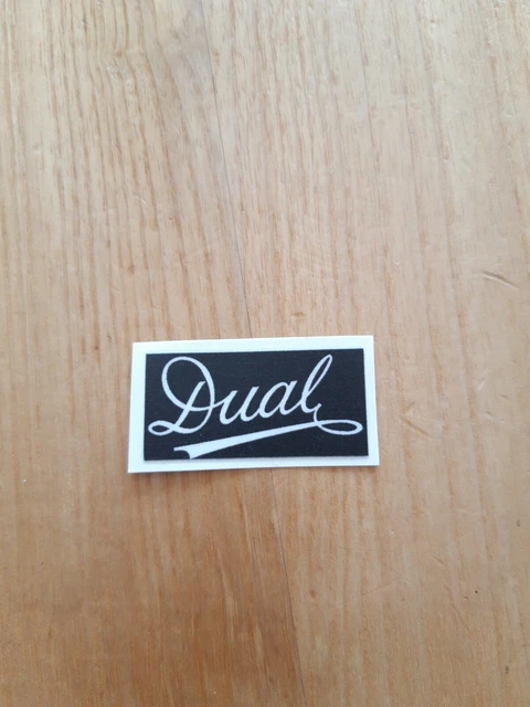 STICKER EMBLEM LOGO Dual amp ampli platine TURNTABLE tube Vinyle ...