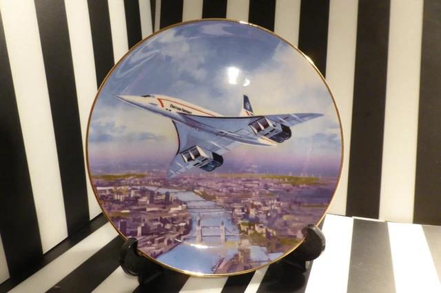 CONCORDE SUPERSONIC SKYLINE Plate By Tim O'brien - New With Box ...