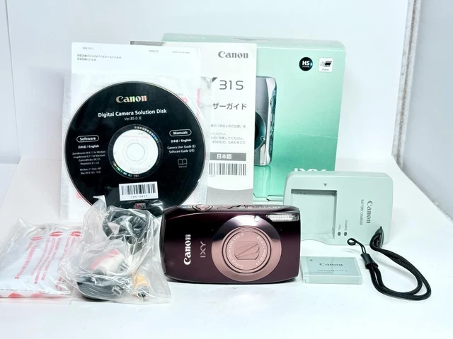 CANON IXY 31S Digital Camera Brown Compact With Original Box CANON IXY 31S Digital Camera Brown Compact With Original Box