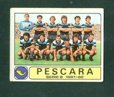 FIGURINA CALCIATORI PANINI 1981-82! N.424! Squadra Pescara! Ottima!! EUR 1,00 - PicClick IT