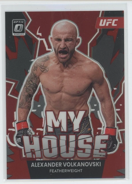 ALEXANDER VOLKANOVSKI 2023 Panini Donruss optique UFC #8 My House rouge ...