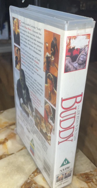 BUDDY A TRUE Story Vhs Video Ex Rental Big Box With Rene Russo A Jim ...