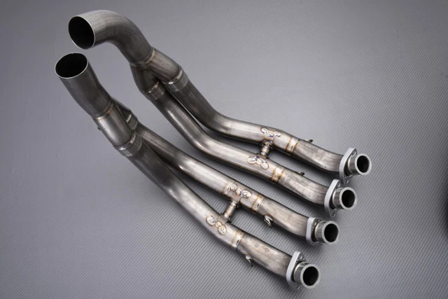 EXHAUST SYSTEM AKRAPOVIC EVO2 Titan Carbon End SUZUKI GSXR 600 / 750 ...