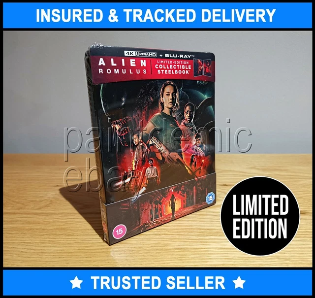 ALIEN ROMULUS LIMITED Edition Collector's SteelBook 4K Blu-ray - NEW ...