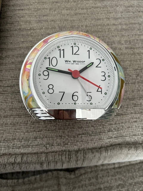 WILLIAM WIDDOP TRAVEL Alarm Clock Quartz £6.99 - PicClick UK