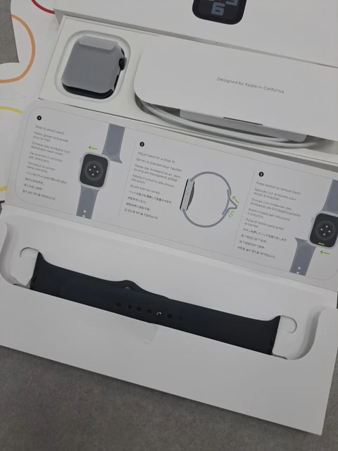 APPLE WATCH SE 2 Gen 44mm Alumin MidNight Sport MidNight M/L MRE93QL/A ...