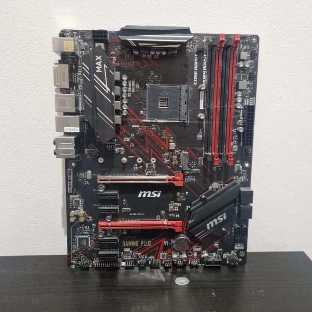 MSI B450 GAMING PLUS MAX ATX Motherboard AMD AM4 NVME £66.00 - PicClick UK