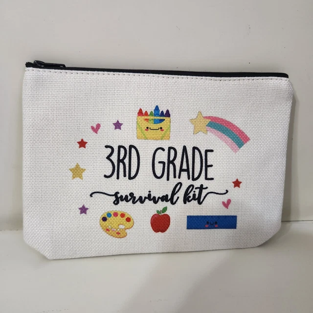 3RD GRADE SURVIVAL Kit Kids School Supply Pouch £2.99 - PicClick UK