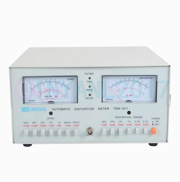 TDM-1911 AUTOMATIC DISTORTION Meter 0.01% - 30% Audio Distortion Meter ...