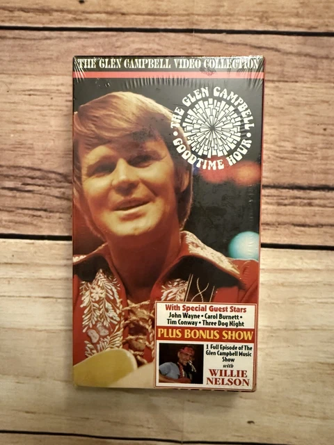 GLEN CAMPBELL GOODTIME Hour VHS Video Collection Willie Nelson John ...