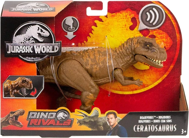 JURASSIC WORLD DINO Rivals Roarivores Ceratosaurus Figure £49.99 ...