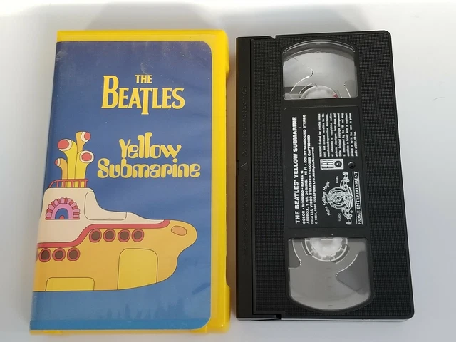 THE BEATLES YELLOW Submarine Vhs Tape In Clamshell Case 1999 Mgm Home ...
