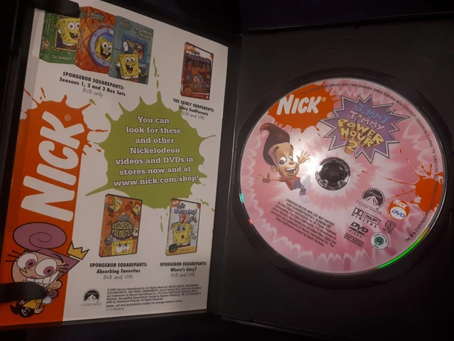 THE JIMMY TIMMY Power Hour 2 DVD Nickelodeon Jimmy Neutron Fairly ...