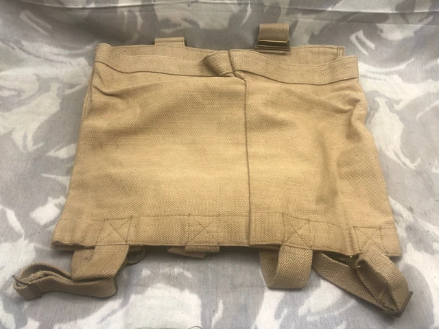 ORIGINAL BRITISH ARMY WW2 37 Pattern Webbing Vickers Ammo Carrier Vest ...