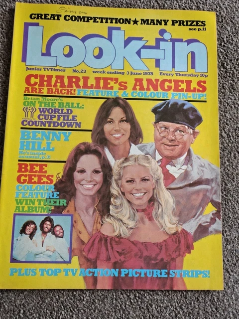 LOOK IN MAGAZINE CHARLIE'S ANGELS / BEE GEES - 3 June 1978 - WITH ...