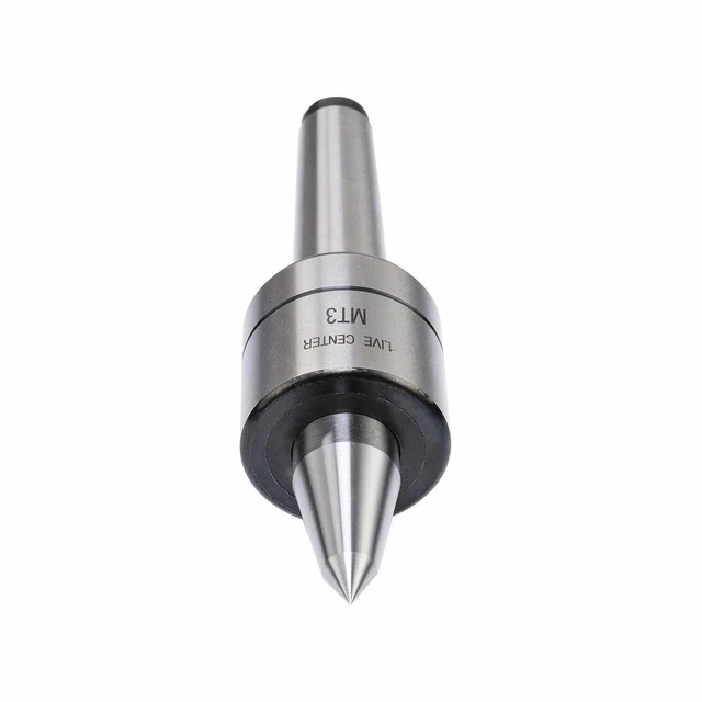 STEEL LONG SPINDLE MT3 Lathe Live Center Morse Taper Shank Bearing Nose ...