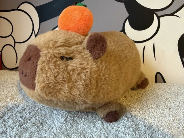 CAPYBARA WITH FRUIT On His Head Brown 10” Length Hunter Price ...