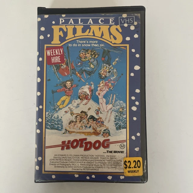 RARE VHS VIDEO Tape HOT DOG THE MOVIE Clamshell Ex-Rental Palace Films ...