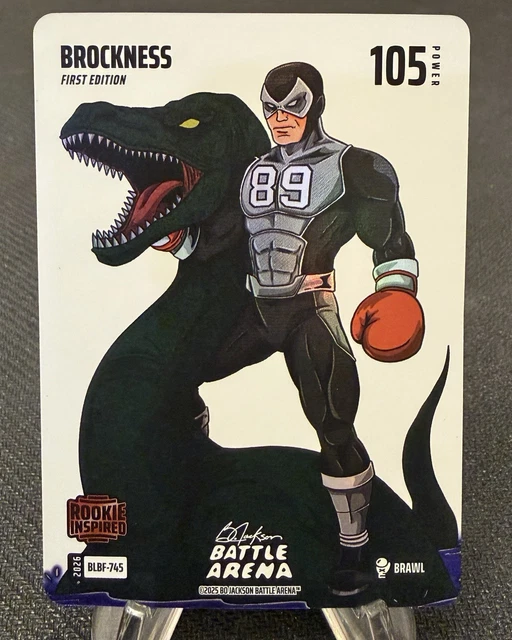 2026 BO JACKSON Battle Arena Brockness Blizzard Brawn Battlefoil #BLBF ...
