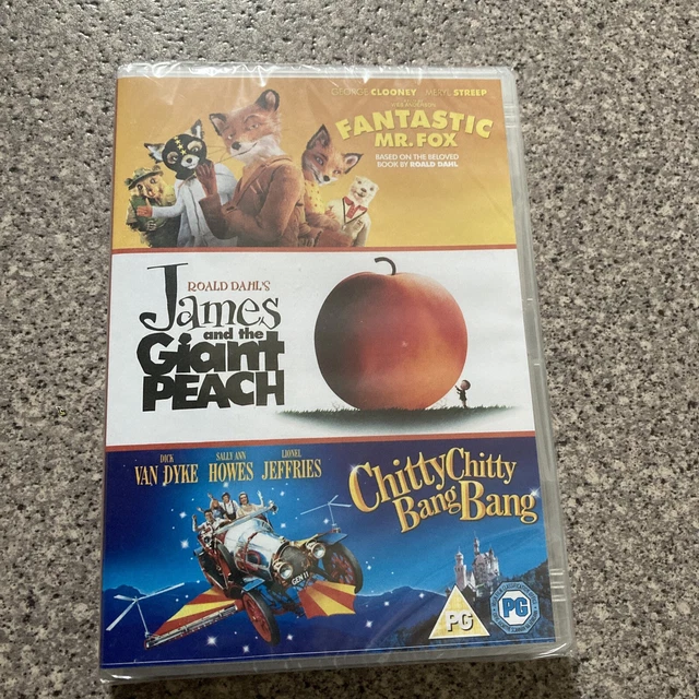 FANTASTIC MR. FOX/JAMES & the Giant Peach/Chitty Chitty Bang Bang DVD ...