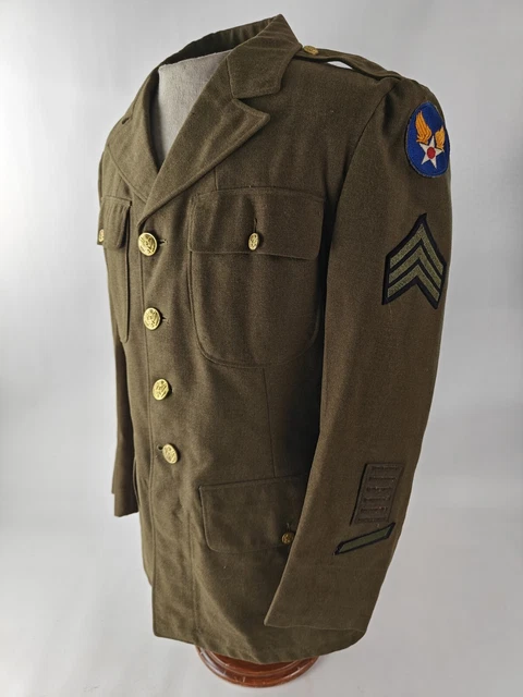 WW2 WWII 1942 US Army Air Force Sergeant Rank 4 Pocket Size 39S £7.90 ...