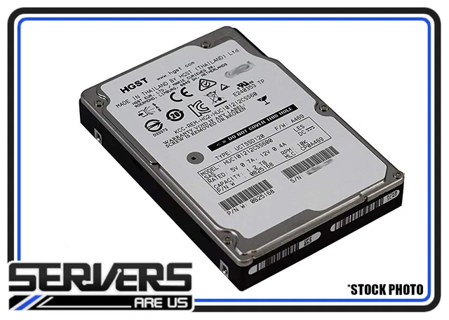 HGST ULTRASTAR C10K1200 HUC101212CSS600 (0B28473) 1.2TB 10000 RPM (LOT ...