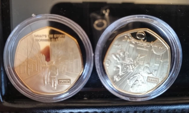 OASIS WHATS THE Story Morning Glory & Definitely Maybe Coin's £60.00 ...