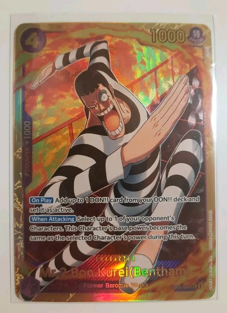 MR 2 BON Kurei (Bentham) EB01-061 SEC Secret Rare One Piece Card Game ...