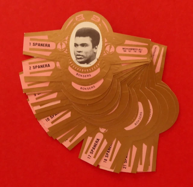 SET BOXERS Mohammed Ali Muhammad Ali. BOXING CHAMPIONS. Cigar Bands ...