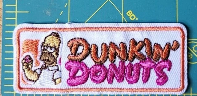 THE SIMPSONS HOMER Simpson Dunkin' Donuts Patch 7.9cm EUR 5,53 - PicClick FR