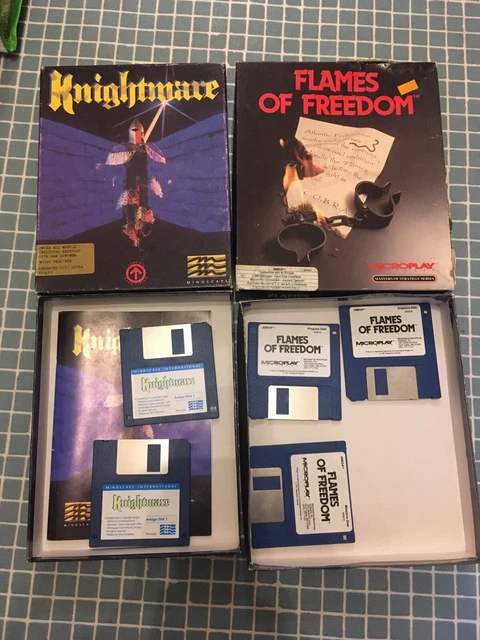 AMIGA BIG BOX Game Bundle: Knightmare + Flames Of freedom £0.99 ...