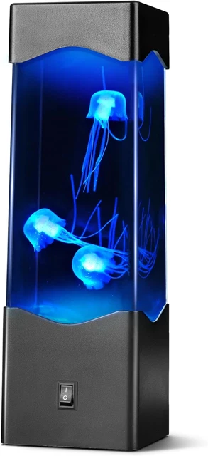 JELLYFISH LAVA LAMP Aquarium Light, Jellyfish Lamp Night Mood Light ...