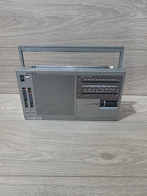 VINTAGE SONY ICF-1200 4 Band Radio Slider Vintage Retro FM AM broad ...