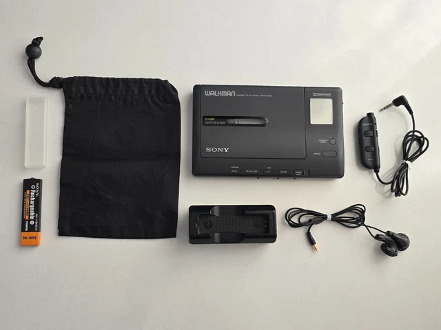 RARE VINTAGE SONY Walkman WM-EX90 Personal Cassette Tape Player Full ...