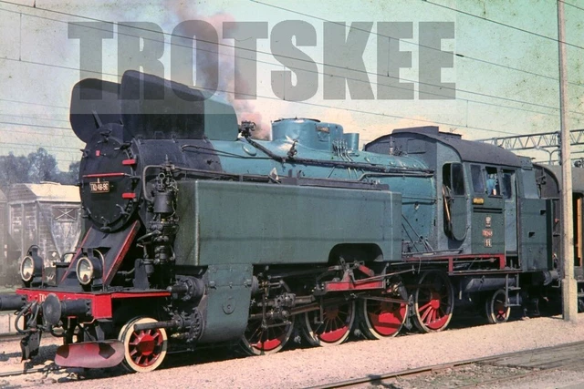 35MM SLIDE PKP Poland Railways Steam Loco Tkt48 96 Chabowka 1976 Original Polish EUR 10,82 ...