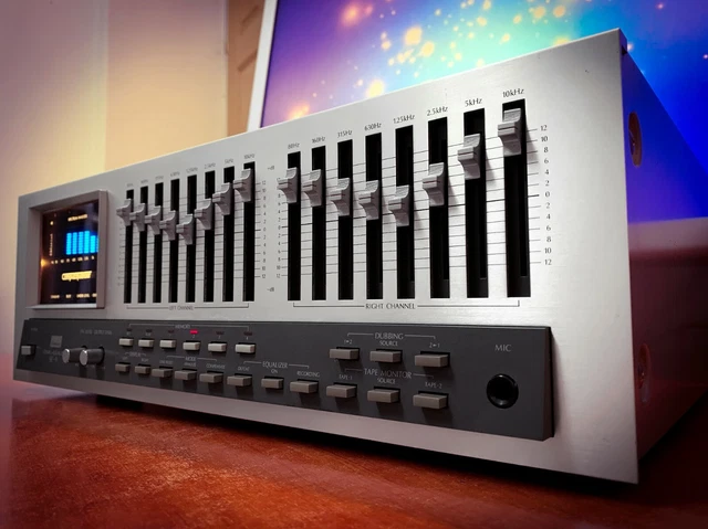 SANSUI SE-9 (1981) 🌈RaRe🌈 Vintage Stereo Equalizer Automatic Mechanic ...
