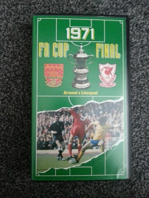 1971 FA CUP FINAL - Arsenal v Liverpool VHS VIDEO TAPE CASSETTE ...
