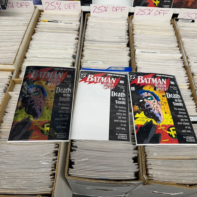 LOT DE 3 Couvertures Batman #428 + Feuille + Variante Vierge ! Robin ...