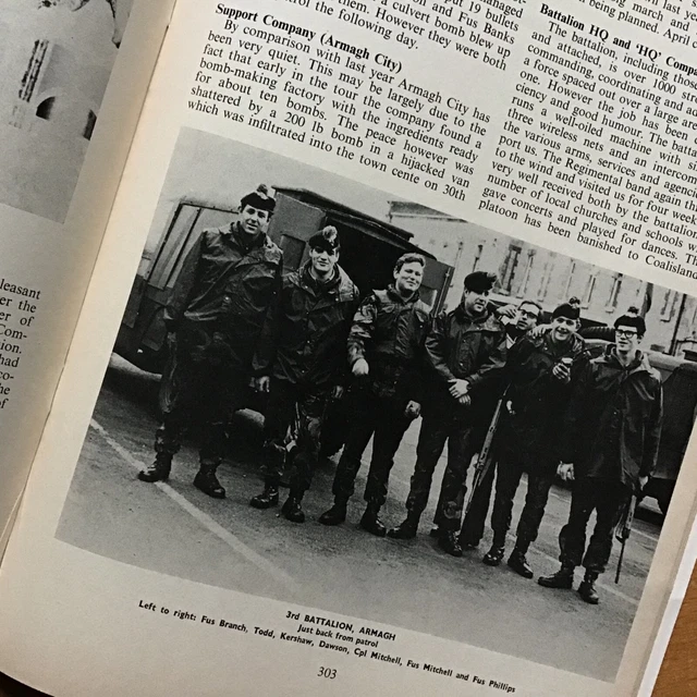 TROUBLES-ERA BRITISH ARMY Royal Regiment Of Fusiliers Journal: The ...
