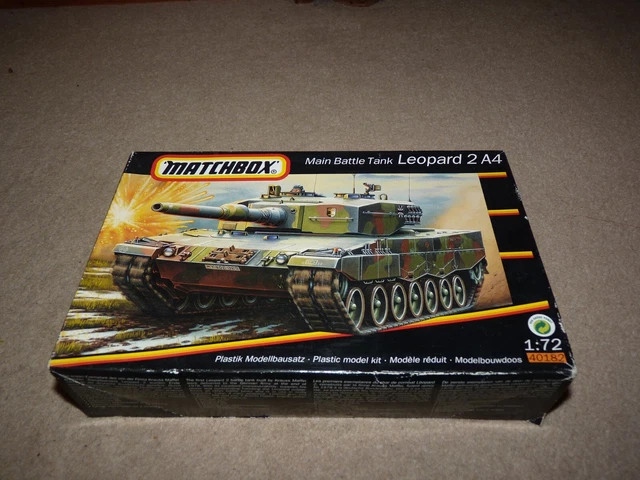 MATCHBOX MAIN TANK Leopard 2 A4 Tank Model Kit - Boxed 1:72 £7.00 ...