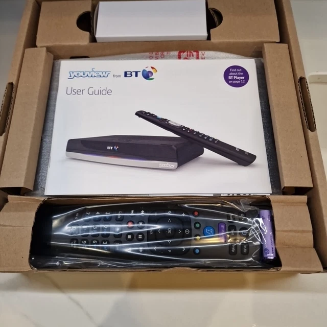 BT YOUVIEW BOX DTR-T2110 / 500 GB HD Freeview Registratore Humax con ...