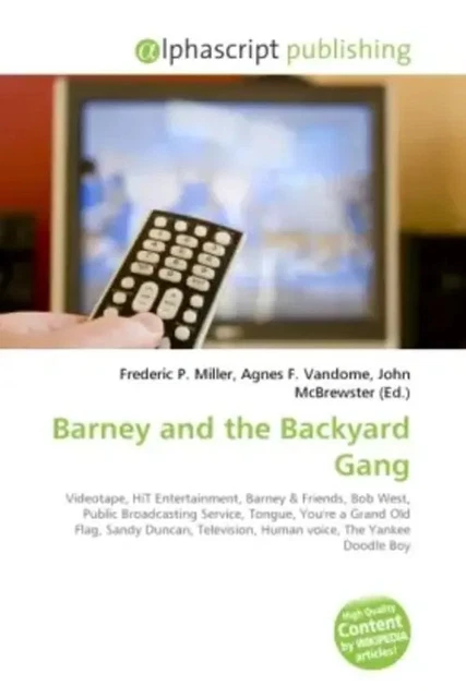 FREDERIC P. MILLER (u. a.) | Barney and the Backyard Gang | Taschenbuch ...