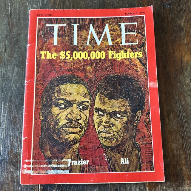 TIME MAGAZINE FRAZIER ALI FIGHT Vintage Volume 97 #10 March Issue 1971 ...