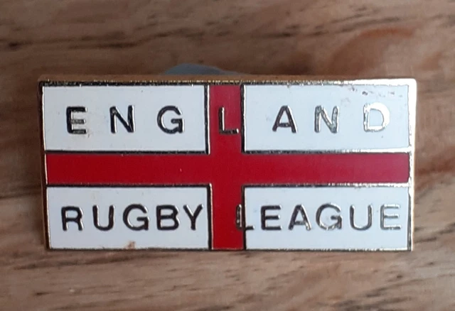 RARE ENGLAND RUGBY LEAGUE PIN BADGE - 1990s £6.00 - PicClick UK