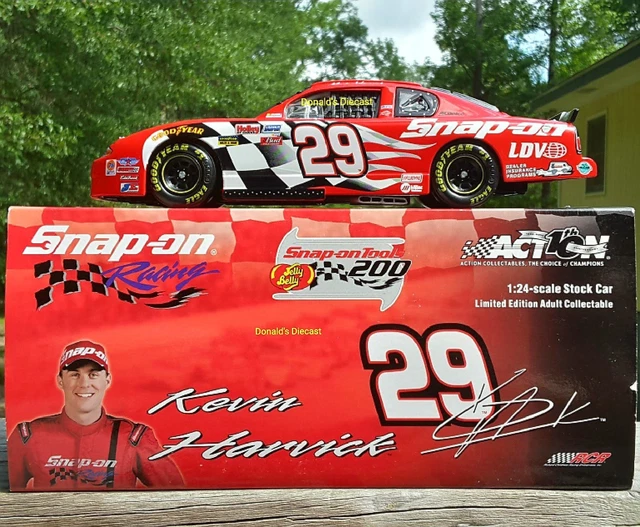 KEVIN HARVICK #29 Snap-On Jelly Belly 200 Winner 2002 NASCAR 1:24 ...