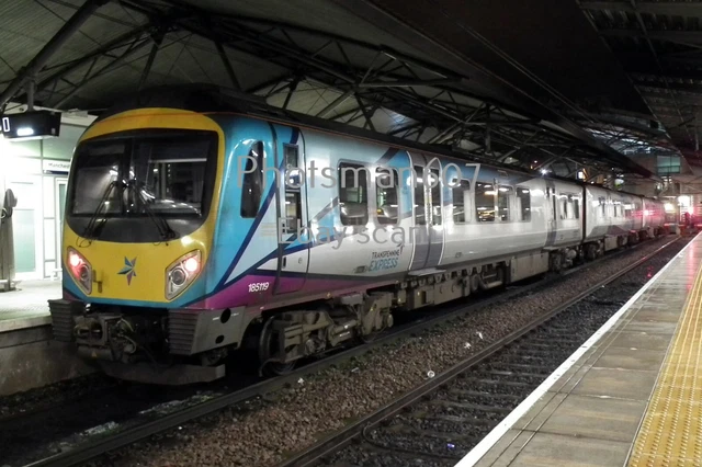 CLASS 185 185119, 3 car DMU, in Transpennine Express at Manchester ...