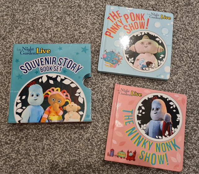 IN THE NIGHT Garden Live Souvenir Story Book Set Ninky Nonk Pinky Ponk ...